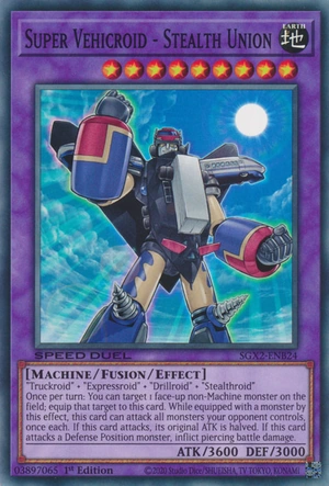 Super Vehicroid - Stealth Union | Yu-Gi-Oh! Wiki | Fandom