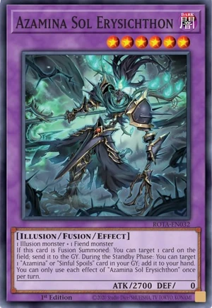 Azamina Sol Erysichthon | Yu-Gi-Oh! Wiki | Fandom