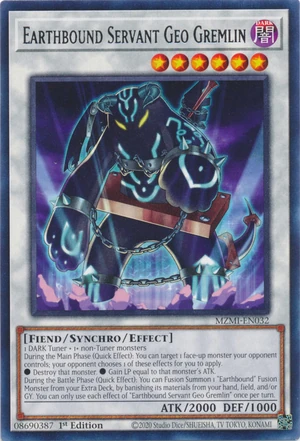 Earthbound Servant Geo Gremlin | Yu-Gi-Oh! Wiki | Fandom