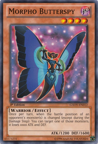 Card Gallery:Morpho Butterspy | Yu-Gi-Oh! Wiki | Fandom