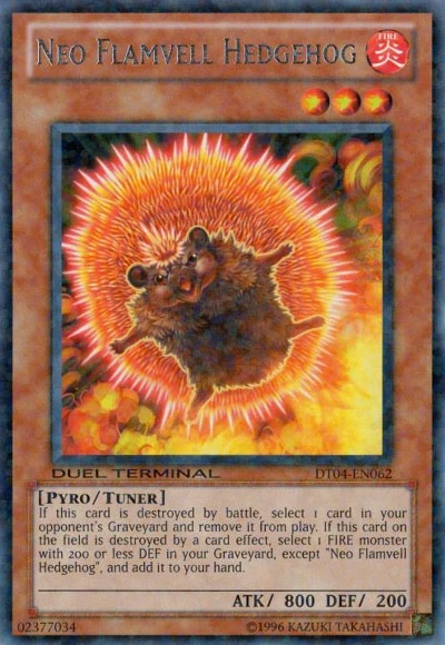 Card Errata:Neo Flamvell Hedgehog | Yu-Gi-Oh! Wiki | Fandom