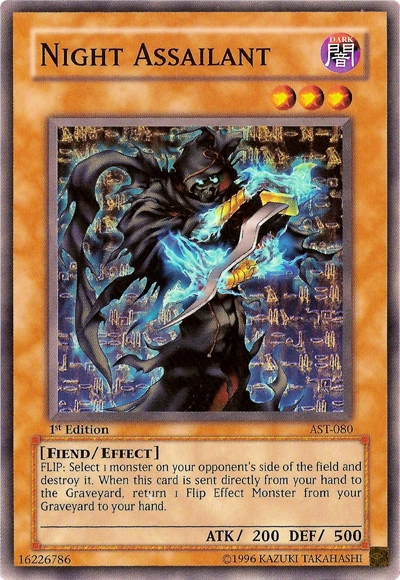 Card Errata:Night Assailant | Yu-Gi-Oh! Wiki | Fandom