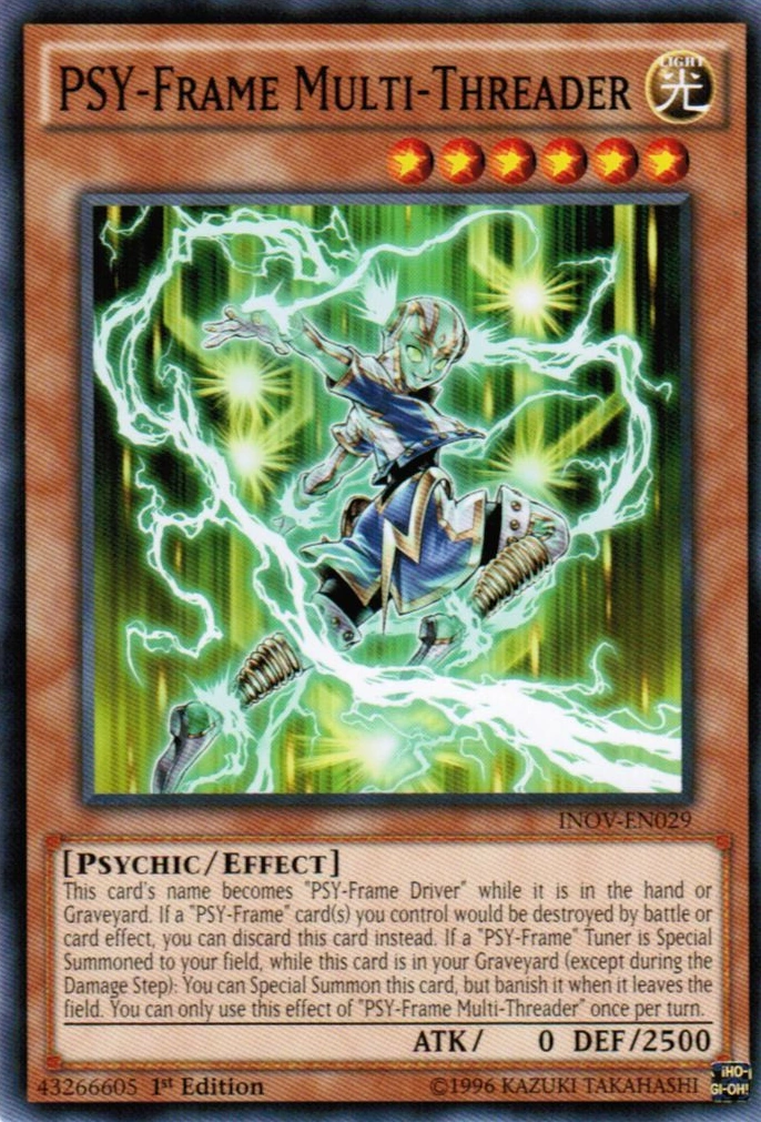Card Gallery:PSY-Frame Multi-Threader | Yu-Gi-Oh! Wiki | Fandom