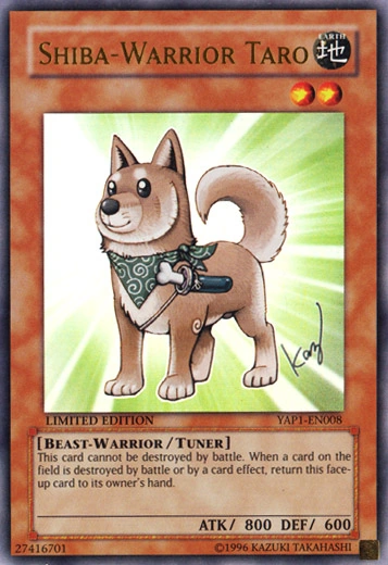 Shiba-Warrior Taro | Yu-Gi-Oh! Wiki | Fandom