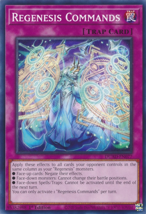 Regenesis Command | Yu-Gi-Oh! Wiki | Fandom