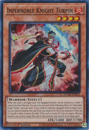 Infernoble Knight Turpin | Yu-Gi-Oh! Wiki | Fandom