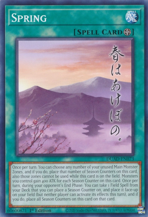 Spring | Yu-Gi-Oh! Wiki | Fandom