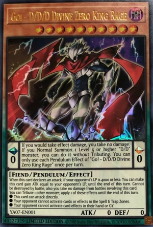 Go! - D/D/D Divine Zero King Rage | Yu-Gi-Oh! Wiki | Fandom