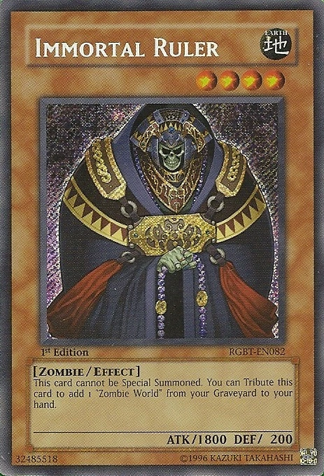 Card Gallery:Immortal Ruler | Yu-Gi-Oh! Wiki | Fandom