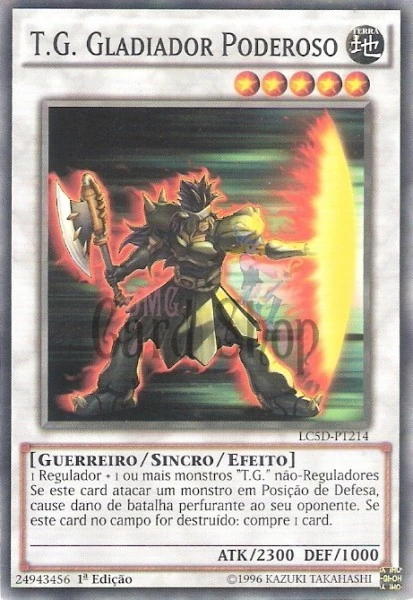 T.G. Power Gladiator | Yu-Gi-Oh! Wiki | Fandom
