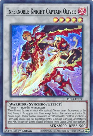 Infernoble Knight Captain Oliver | Yu-Gi-Oh! Wiki | Fandom
