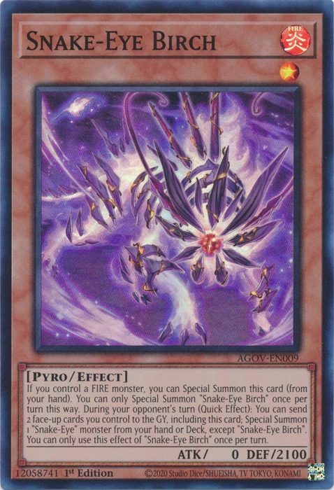 Snake-Eye Birch | Yu-Gi-Oh! Wiki | Fandom