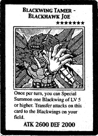 Blackwing Tamer - Blackhawk Joe (manga) | Yu-Gi-Oh! Wiki | Fandom