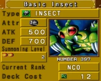 Basic Insect (DOR) | Yu-Gi-Oh! Wiki | Fandom