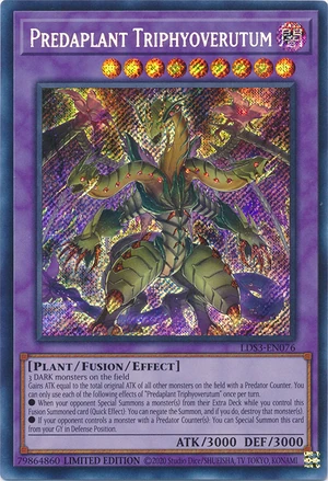 Predaplant Triphyoverutum | Yu-Gi-Oh! Wiki | Fandom