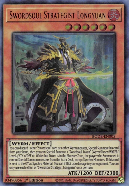 Swordsoul Strategist Longyuan | Yu-Gi-Oh! Wiki | Fandom
