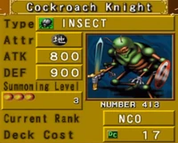 Cockroach Knight (DOR) | Yu-Gi-Oh! Wiki | Fandom