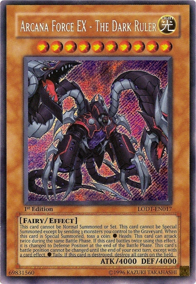 Card Errata:Arcana Force EX - The Dark Ruler | Yu-Gi-Oh! Wiki | Fandom