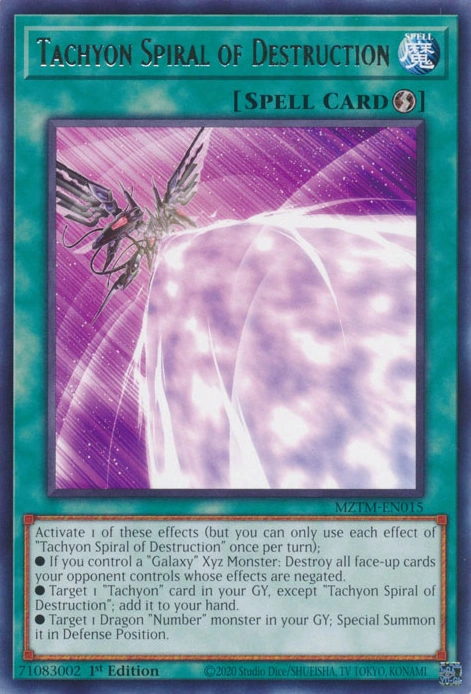 Card Gallery:Tachyon Spiral of Destruction | Yu-Gi-Oh! Wiki | Fandom
