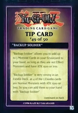 "Backup Soldier" | Yu-Gi-Oh! Wiki | Fandom