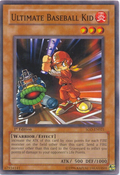 Card Gallery:Ultimate Baseball Kid | Yu-Gi-Oh! Wiki | Fandom