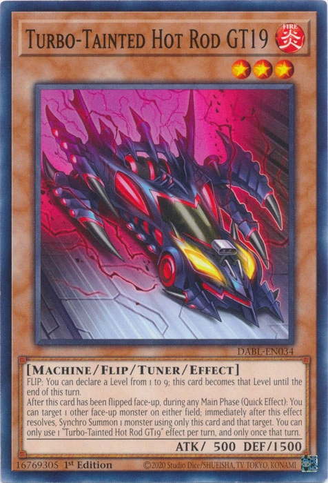 Card Gallery:Turbo-Tainted Hot Rod GT19 | Yu-Gi-Oh! Wiki | Fandom