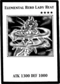 Elemental Hero Lady Heat (manga) | Yu-Gi-Oh! Wiki | Fandom