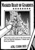 Card Gallery:Masked Beast Des Gardius | Yu-Gi-Oh! Wiki | Fandom