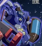 Superheavy Samurai Blue Brawler (anime) | Yu-Gi-Oh! Wiki | Fandom