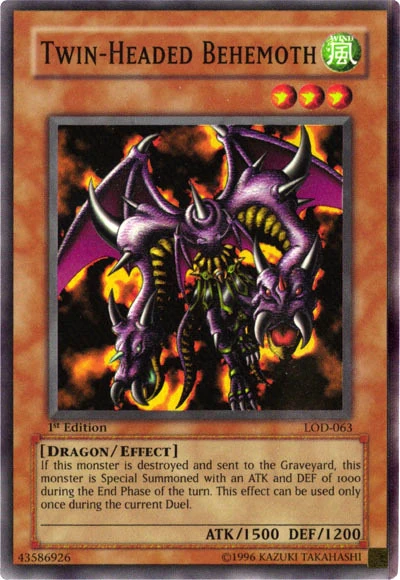 Card Errata:Twin-Headed Behemoth | Yu-Gi-Oh! Wiki | Fandom