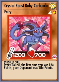 Crystal Beast Ruby Carbuncle (BAM) | Yu-Gi-Oh! Wiki | Fandom