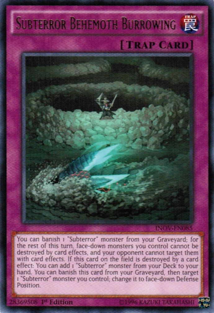 Subterror Behemoth Burrowing | Yu-Gi-Oh! Wiki | Fandom