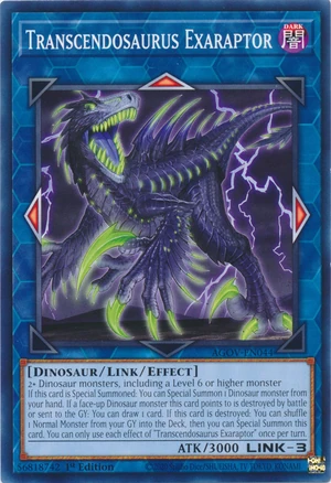 Transcendosaurus Exaraptor | Yu-Gi-Oh! Wiki | Fandom