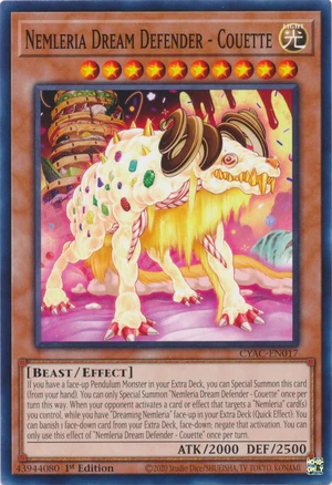 Nemleria Dream Defender - Couette | Yu-Gi-Oh! Wiki | Fandom