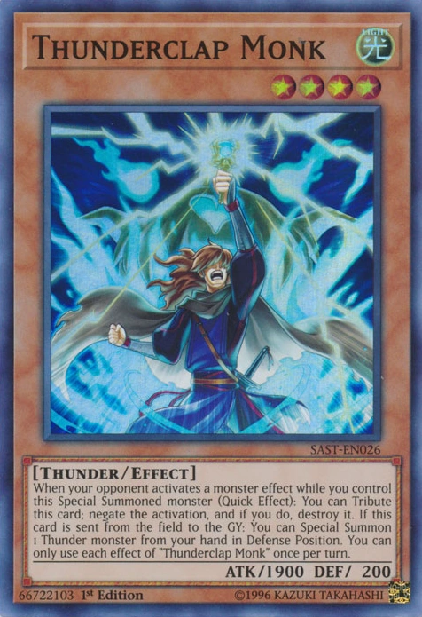 Card Gallery:Thunderclap Monk | Yu-Gi-Oh! Wiki | Fandom