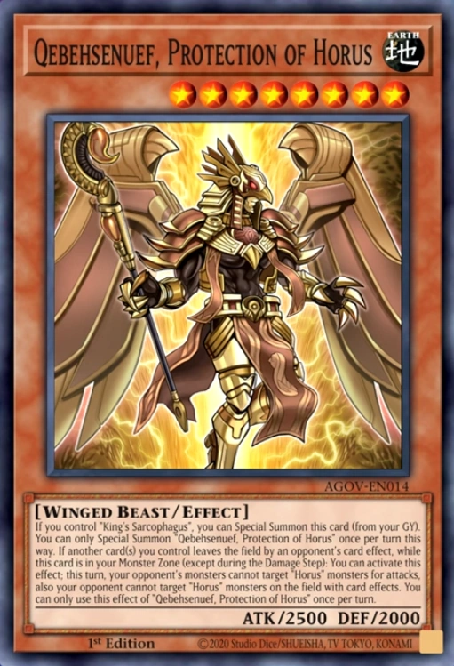Card Gallery:Qebehsenuef, Protection of Horus | Yu-Gi-Oh! Wiki | Fandom
