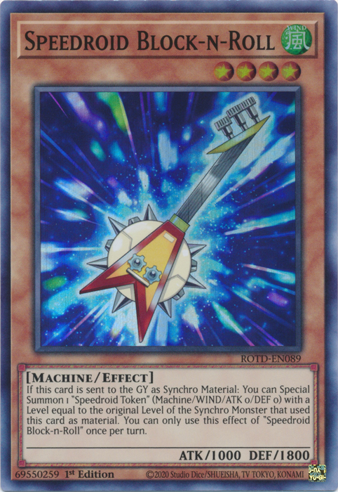Speedroid Block-n-Roll | Yu-Gi-Oh! Wiki | Fandom