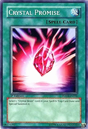 Card Errata:Crystal Promise | Yu-Gi-Oh! Wiki | Fandom