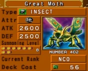 Card Gallery:Great Moth | Yu-Gi-Oh! Wiki | Fandom