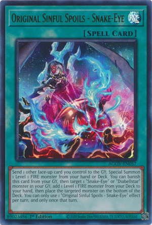 Original Sinful Spoils - Snake-Eye | Yu-Gi-Oh! Wiki | Fandom