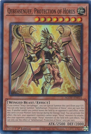 Qebehsenuef, Protection of Horus | Yu-Gi-Oh! Wiki | Fandom