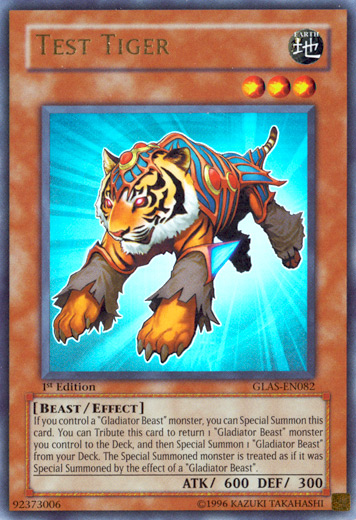 Card Errata:Test Tiger | Yu-Gi-Oh! Wiki | Fandom