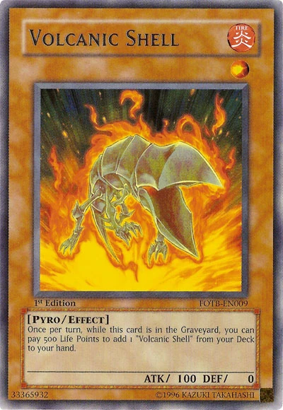 Card Gallery:Volcanic Shell | Yu-Gi-Oh! Wiki | Fandom