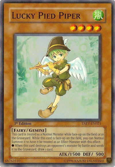 Card Gallery:Lucky Pied Piper | Yu-Gi-Oh! Wiki | Fandom