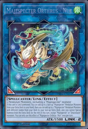 Majespecter Orthrus - Nue | Yu-Gi-Oh! Wiki | Fandom