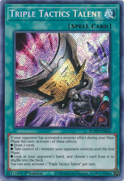 Triple Tactics Talent | Yu-Gi-Oh! Wiki | Fandom