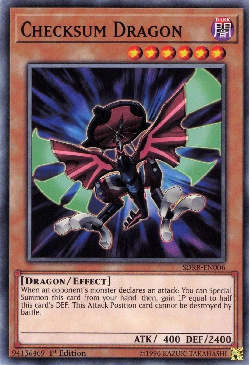 Checksum Dragon | Yu-Gi-Oh! Wiki | Fandom