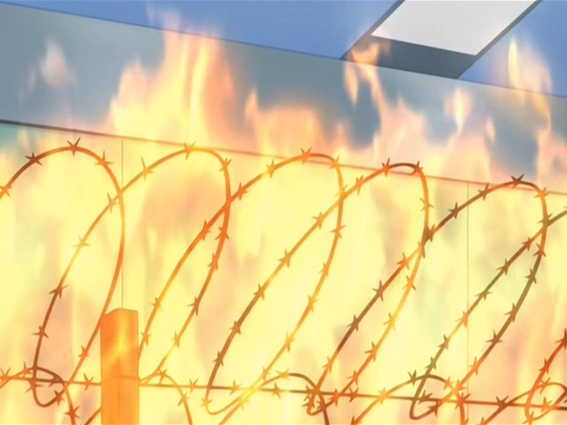 Flaming Barbed Wire | Yu-Gi-Oh! Wiki | Fandom