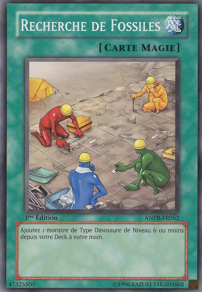 Card Errata:Fossil Dig | Yu-Gi-Oh! Wiki | Fandom