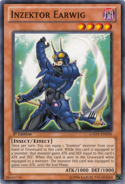 Inzektor Earwig | Yu-Gi-Oh! Wiki | Fandom